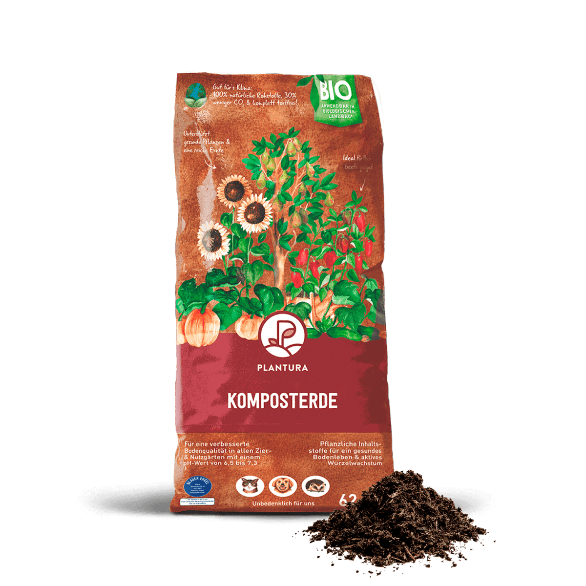 Bio-Komposterde kaufen - Plantura Shop